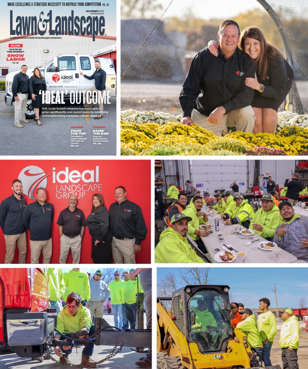 Ideal Landscape Makes the Cover of Lawn & Landscape Magazine
